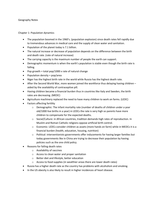 Summary complete geography for cambridge igcse notes ch 1-6 0460 ...